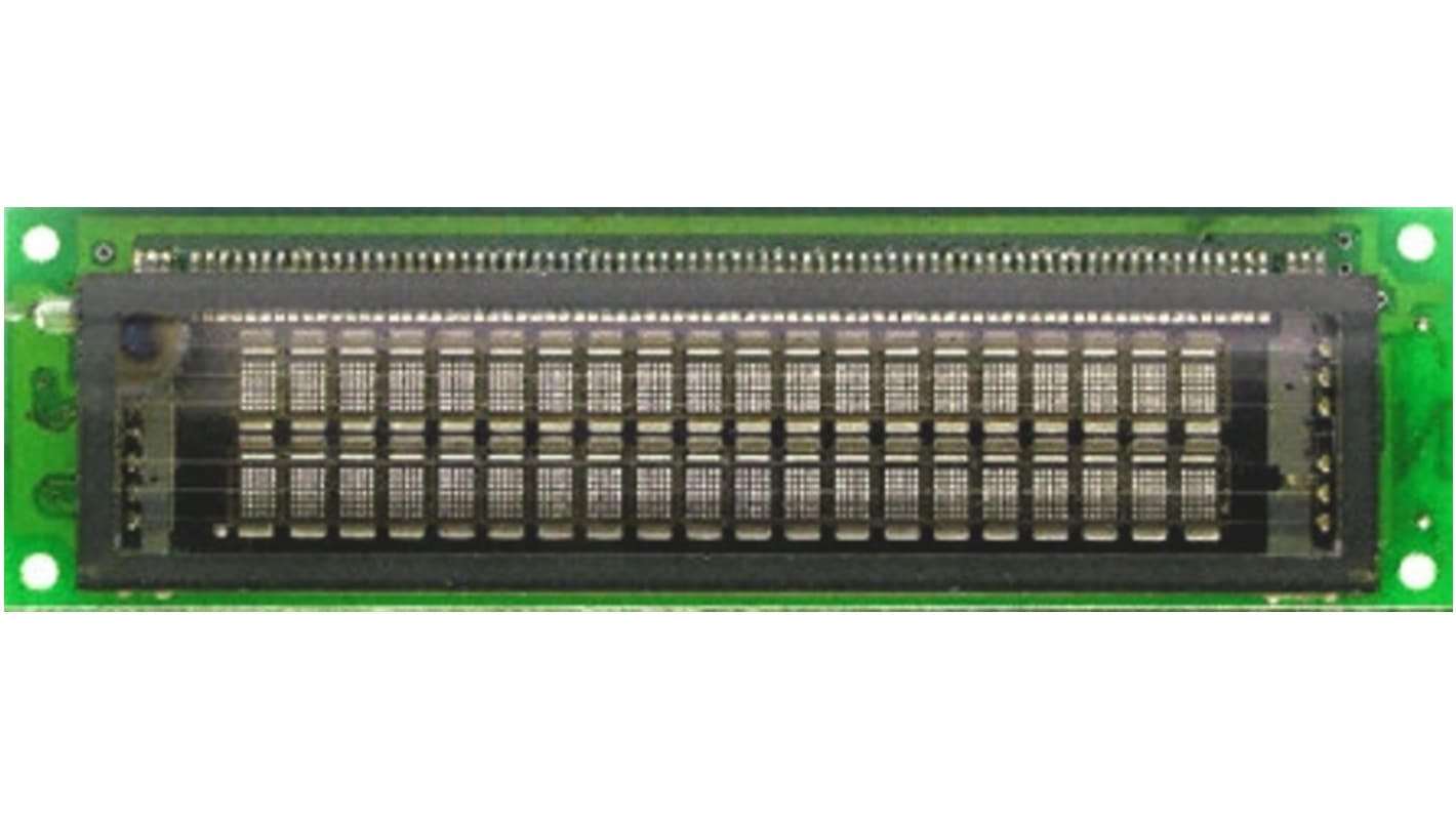 Futaba M202SD08GS VFD Display 7 x 5 2 Rows x 20 Char. ASCII Parallel ...