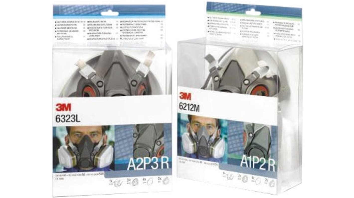 6212M | 3M Half-Type Reusable Respirator, Size Medium | RS