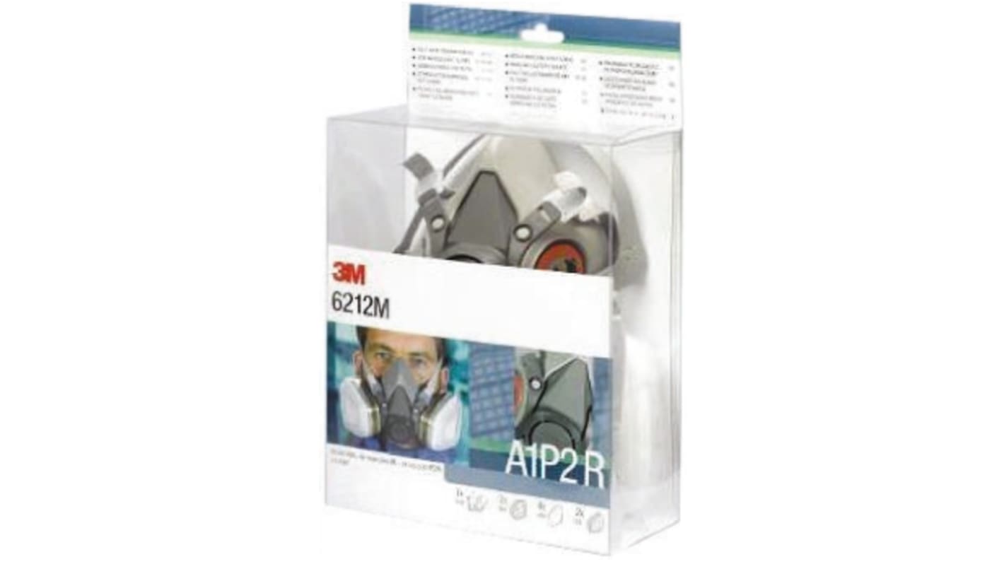 6223M | 3M Half-Type Reusable Respirator with Replacement Filters, Size ...