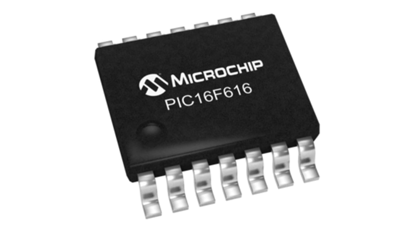 Microchip PIC16F616-I/ST, 8bit PIC Microcontroller, PIC16F, 20MHz, 2048 ...
