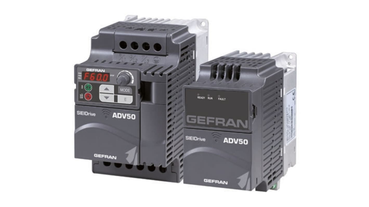 ADV50-3110-XBX-4F | Inverter Gefran, 11 kW, 400 V, 3 fasi, 0.1 → 600Hz | RS