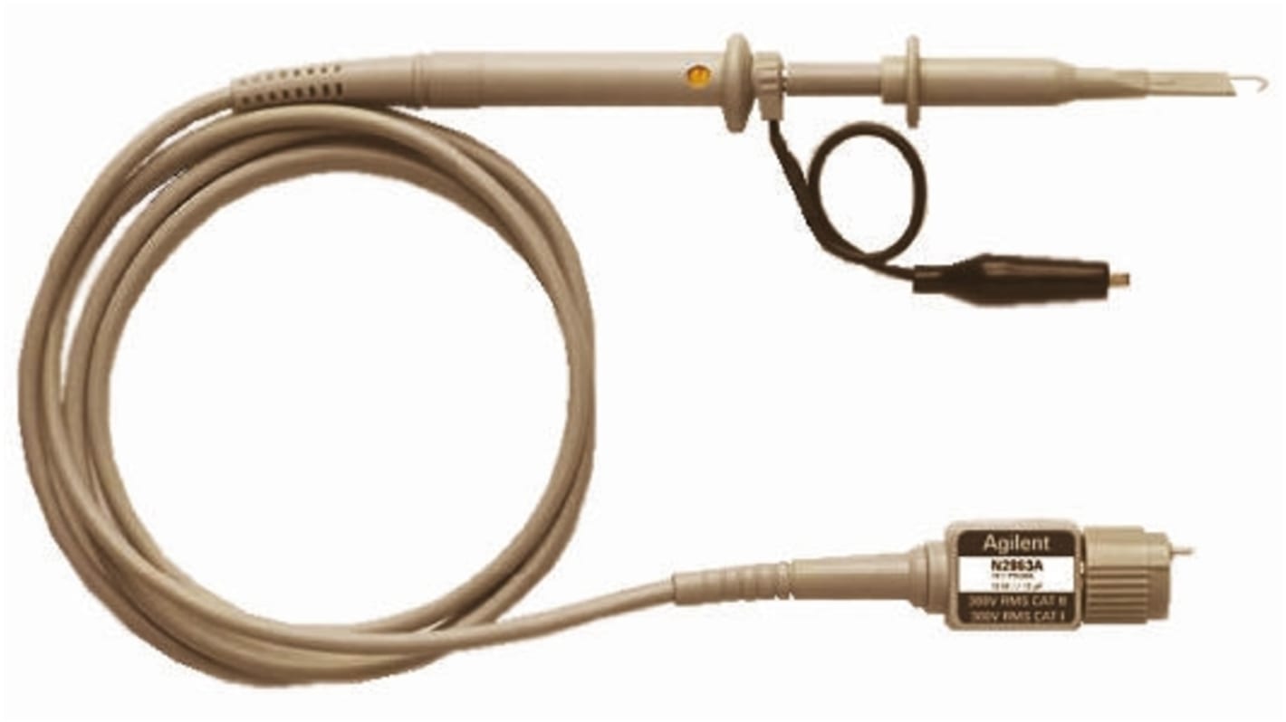 Keysight Technologies N2863A Oscilloscope Probe, Passive Type, 300MHz ...