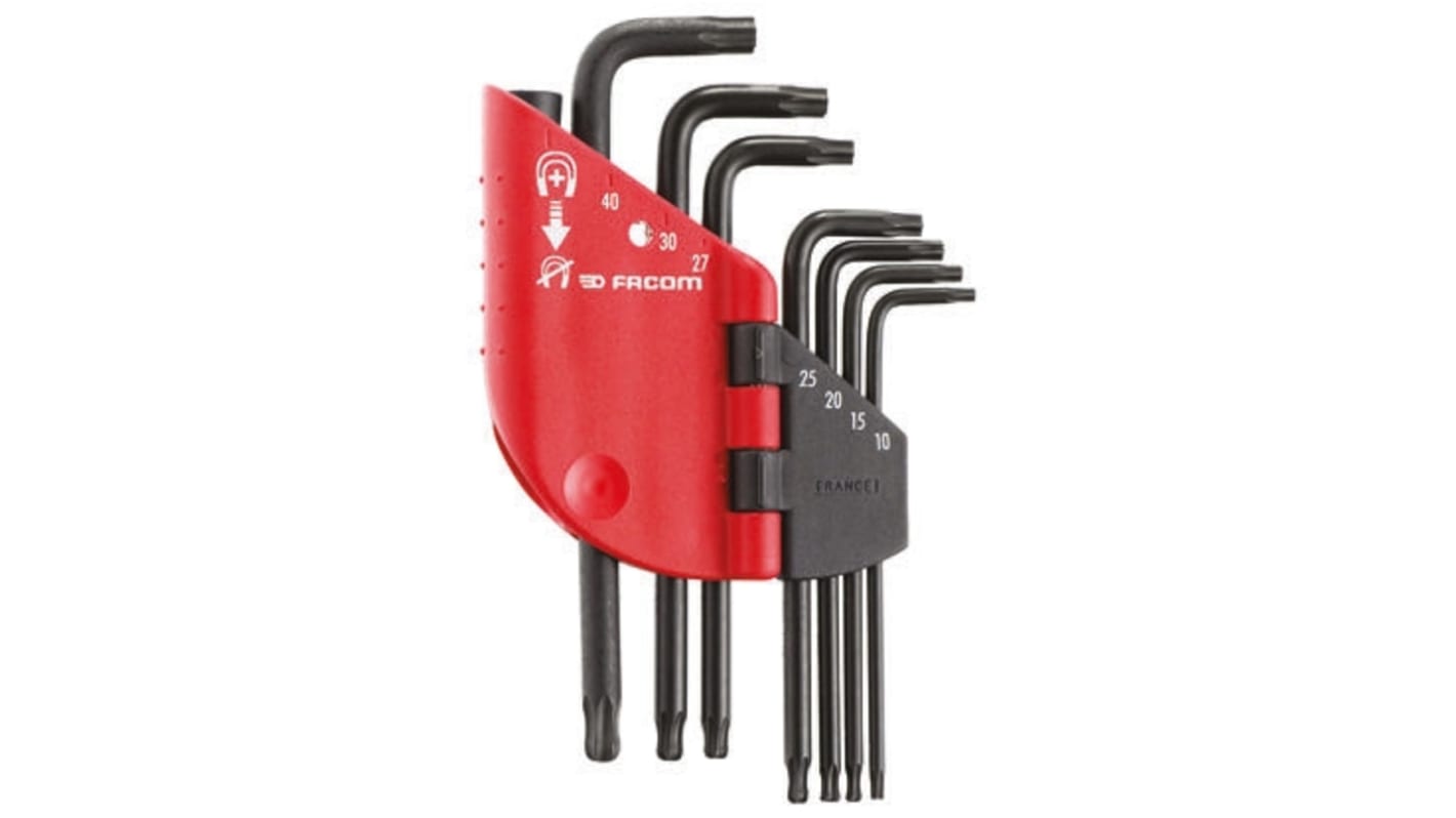 89SR.J7PB | Facom 7-Piece Torx Key Set, L Shape | RS