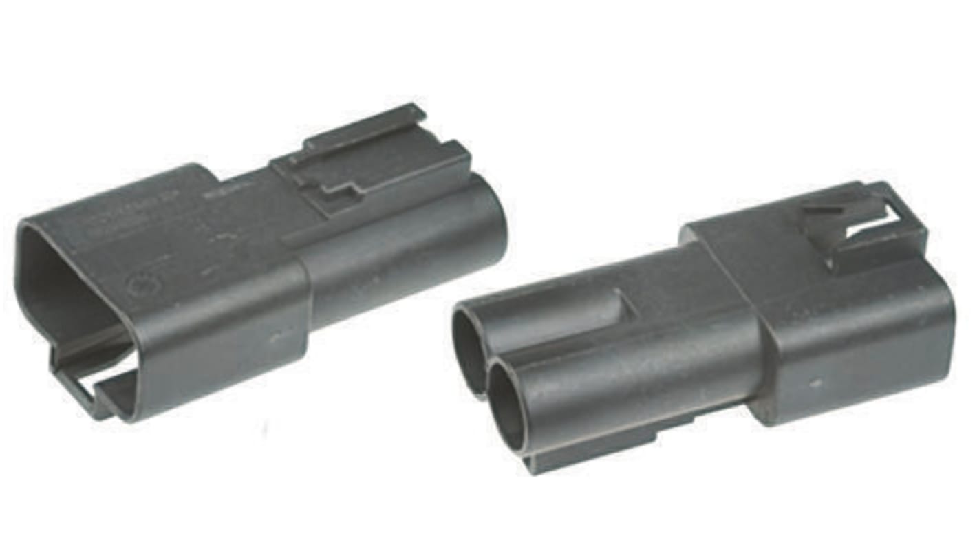 F064200 | Delphi Female 2 Way Connector Housing for use with Automotive ...