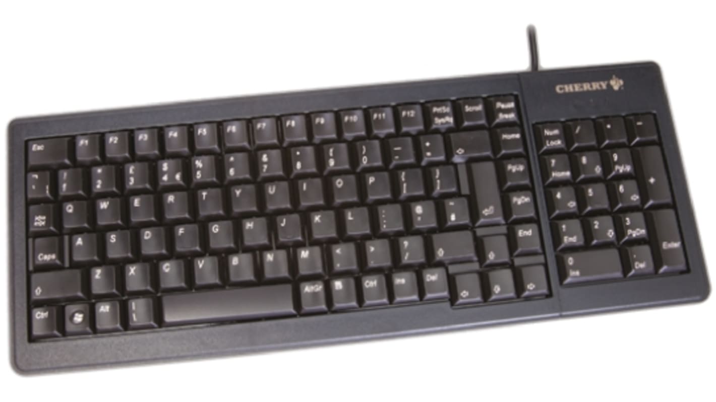 G84-5200LCMGB-2 | Cherry Wired PS/2, USB Compact Keyboard, QWERTY (UK ...
