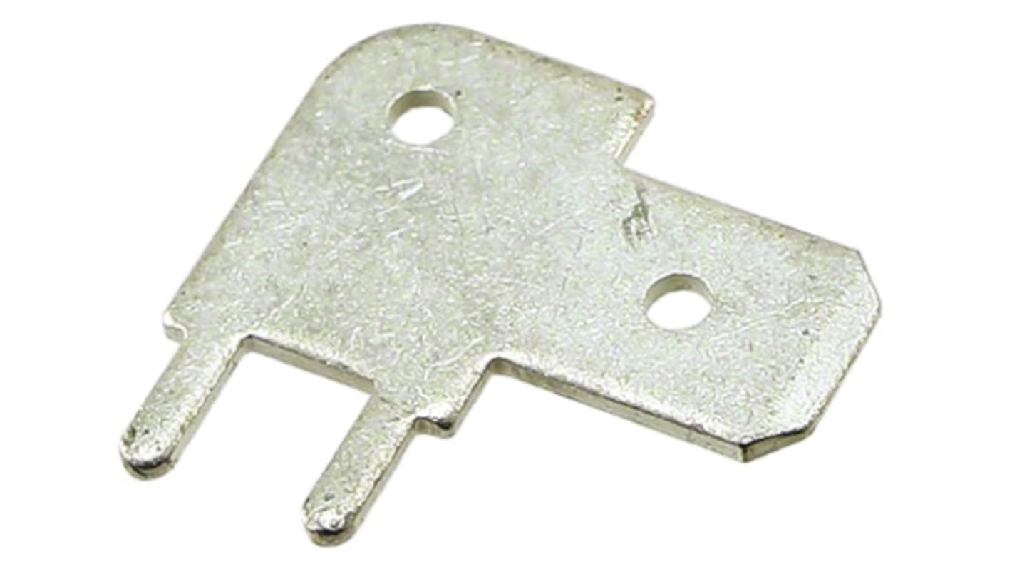 726387-2 | TE Connectivity FASTON .250 Uninsulated Male Spade Connector ...