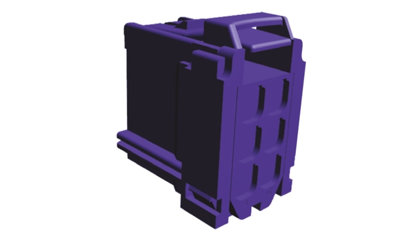 8-968970-1 | TE Connectivity, AMP MCP 2.8 Automotive Connector Socket 6 ...