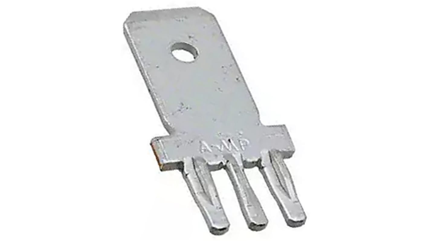 216843-1 | TE Connectivity Male Spade Connector, PCB Tab | RS
