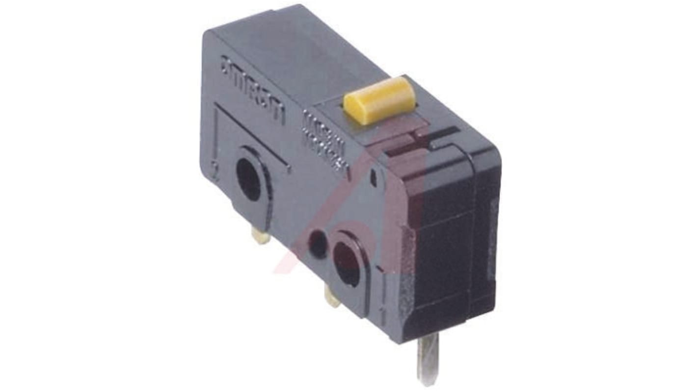 SS-01GLT | Omron Hinge Lever Microswitch, Quick Connect Terminal, 100 mA @ 30 V dc, SPDT, IP40 | RS