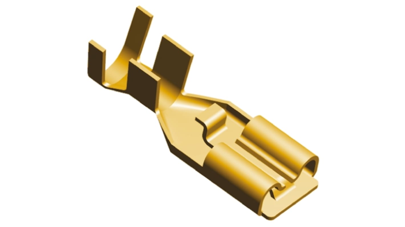 179975-1 | TE Connectivity 250 Uninsulated Female Crimp Receptacle, 6. ...