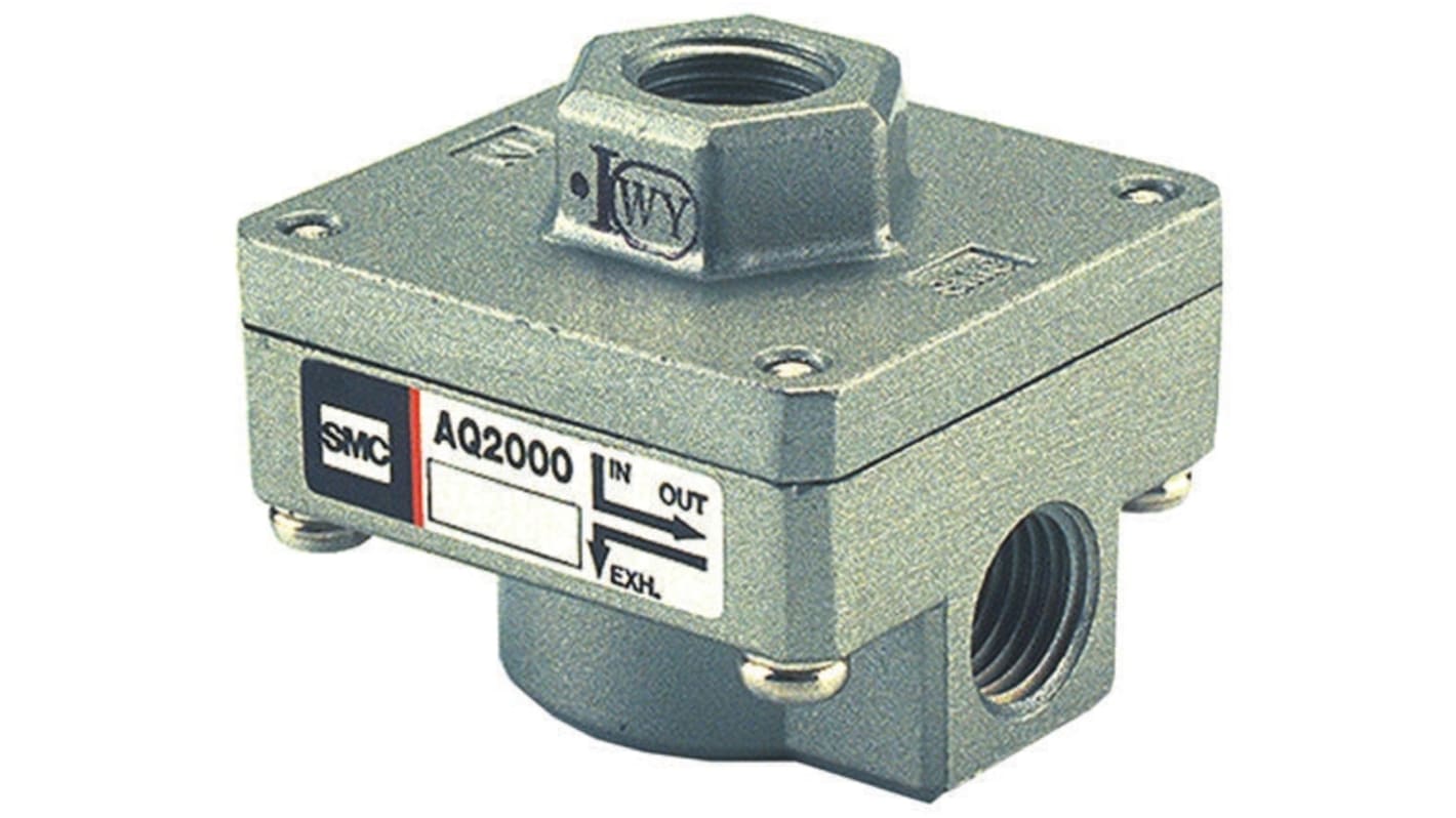 AQ2000-02 | SMC Quick Exhaust Valve, Rc 1/4 Female x 1 MPa, Threaded | RS