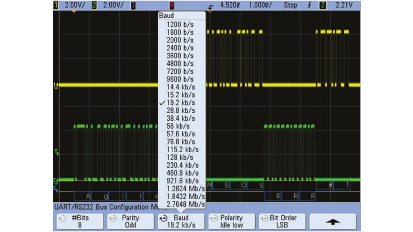 Keysight Technologies N5457A RS-232/UART Triggering & Decode Oscilloscope Module for Use with ...