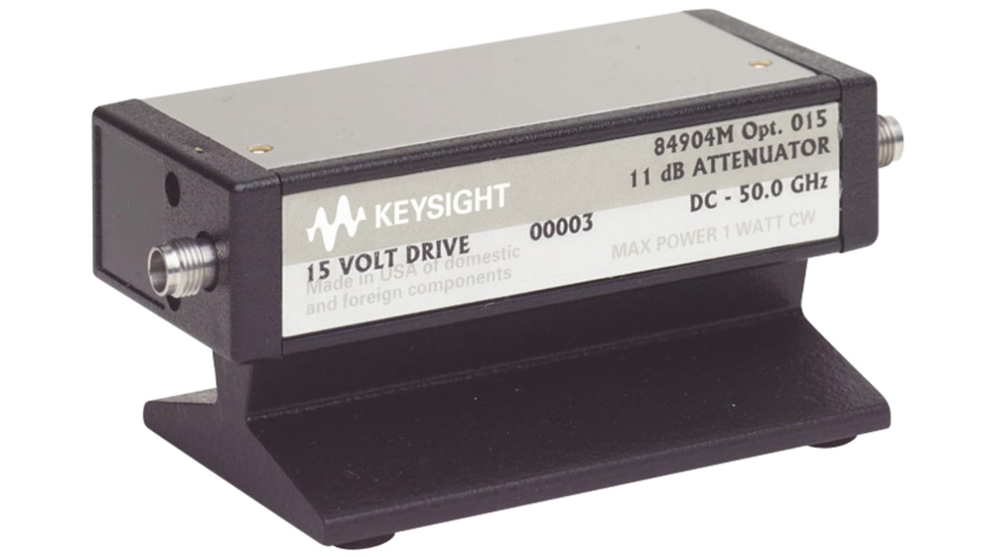 Keysight Technologies プログラマブル・ステップ・アッテネータ, 2.4 mm(メス), 2.4 mm(オス), 11dB, 50GHz, 84904M-024-101 | RS
