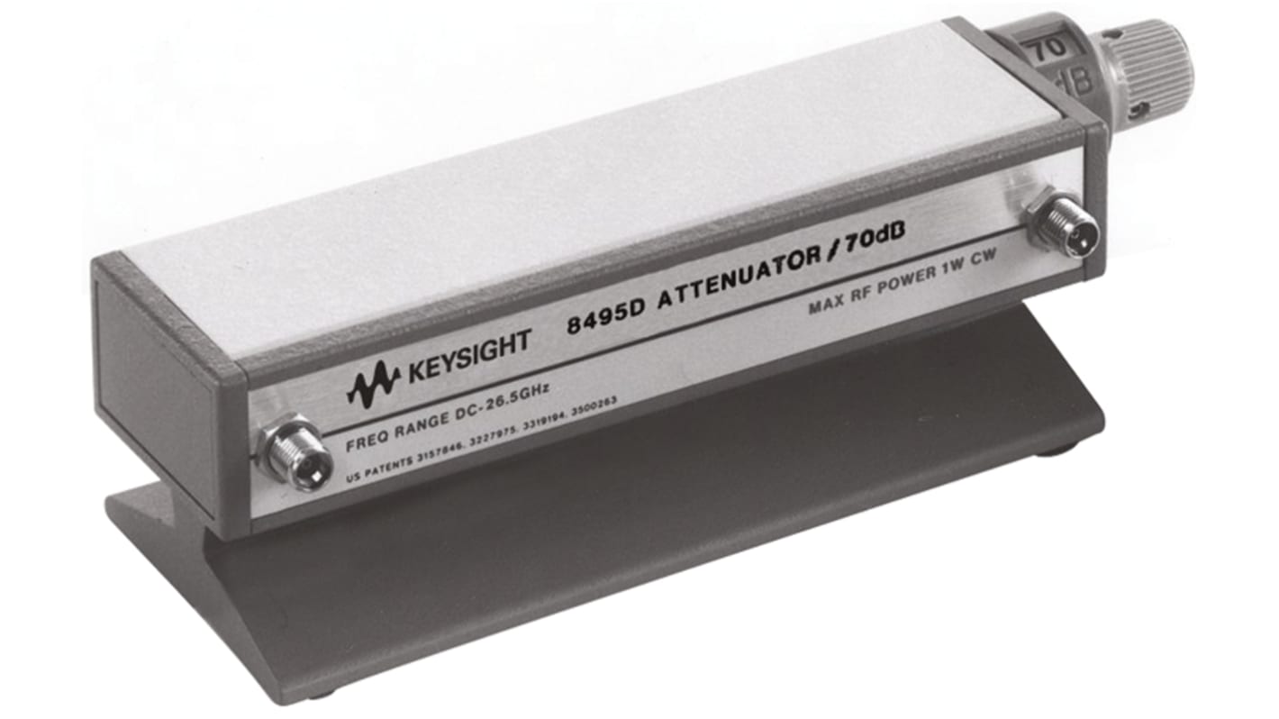 Keysight Technologies マニュアル・ステップ・アッテネータ, 3.5 mm(メス), 70dB, 26.5GHz, 8495D-004 | RS
