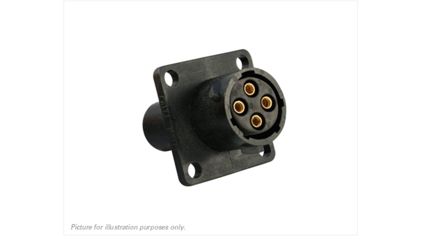 UTS0104P | Souriau Sunbank by Eaton Circular Connector, 4 Contacts ...