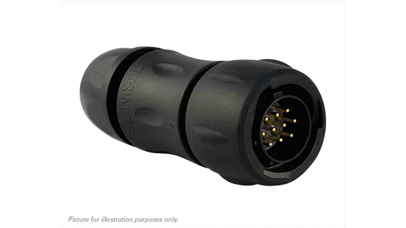 UTS6JC12E10P | Souriau Sunbank by Eaton Circular Connector, 10 Contacts ...