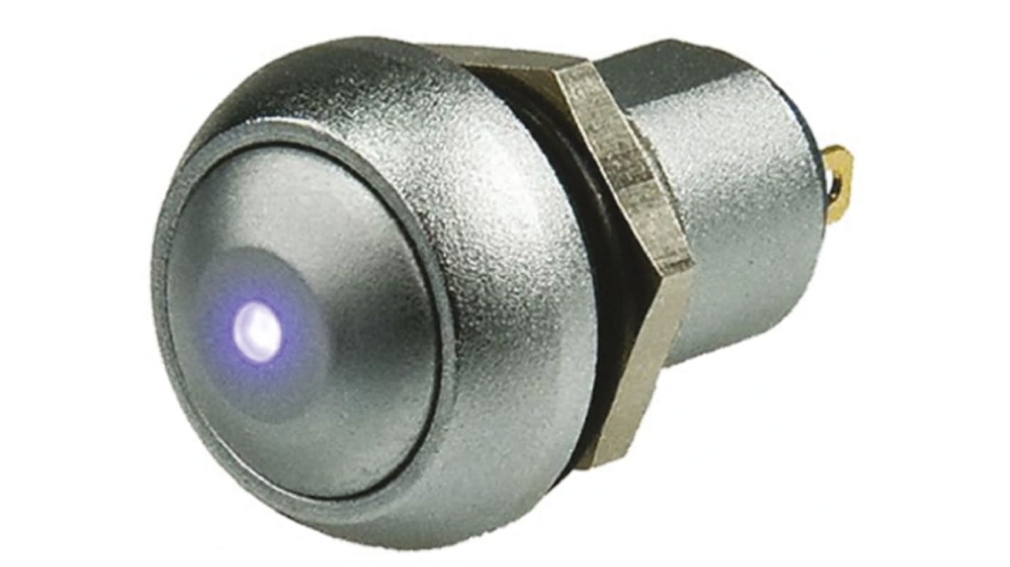 IPR1SAD0LOB105 | APEM Illuminated Push Button Switch, Latching, Panel ...