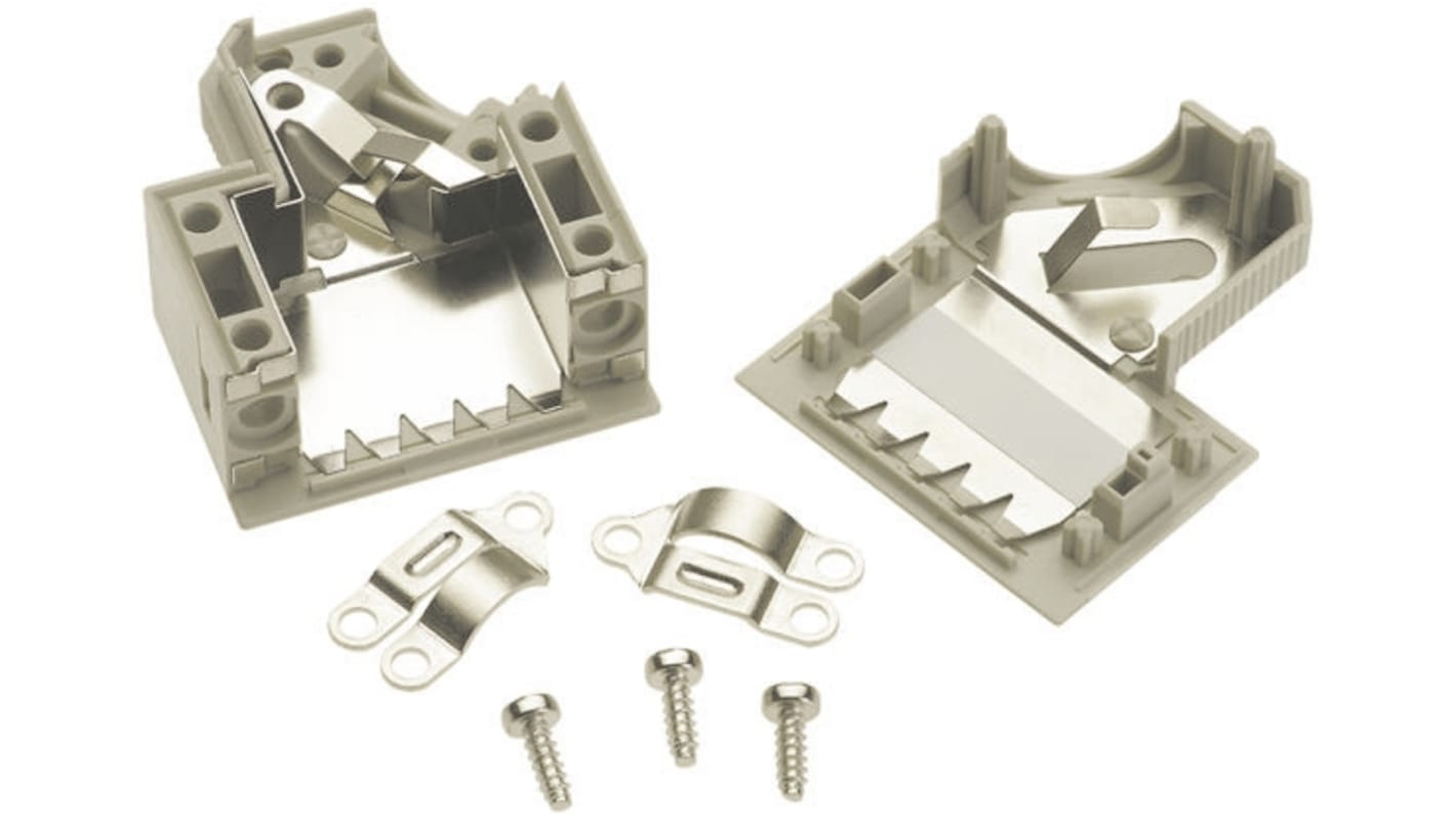 09670250573 | Harting D-sub Series Polymer Right Angle D Sub Backshell ...