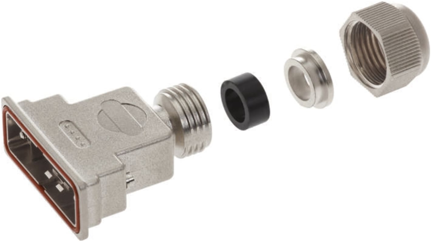 09670250538 | Harting D-sub Waterproof Series Polymer D Sub Backshell ...
