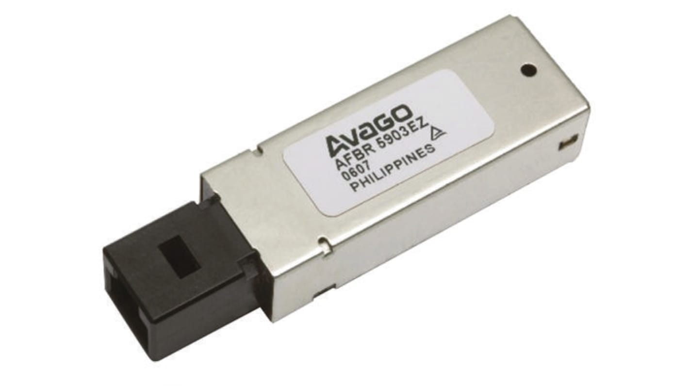 Broadcom AFBR-5903EZ Fibre Optic Transceiver, 100Mbit/s 10-Pin DIP With Connector | RS