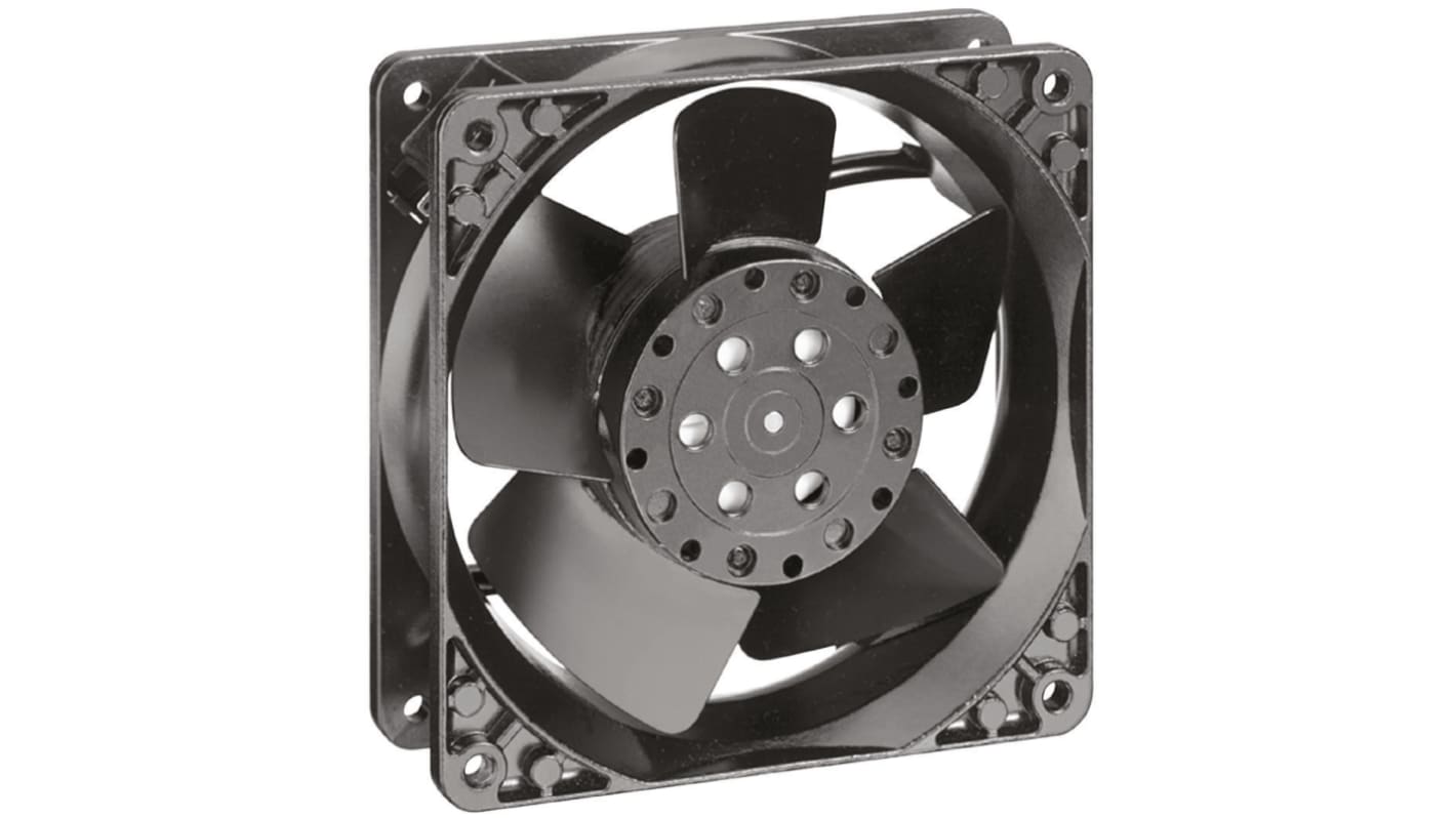4624N | ebm-papst 4000 N Series Axial Fan, 24 V ac, AC Operation, 148m³/h, 19W, 950mA Max, 119 x ...