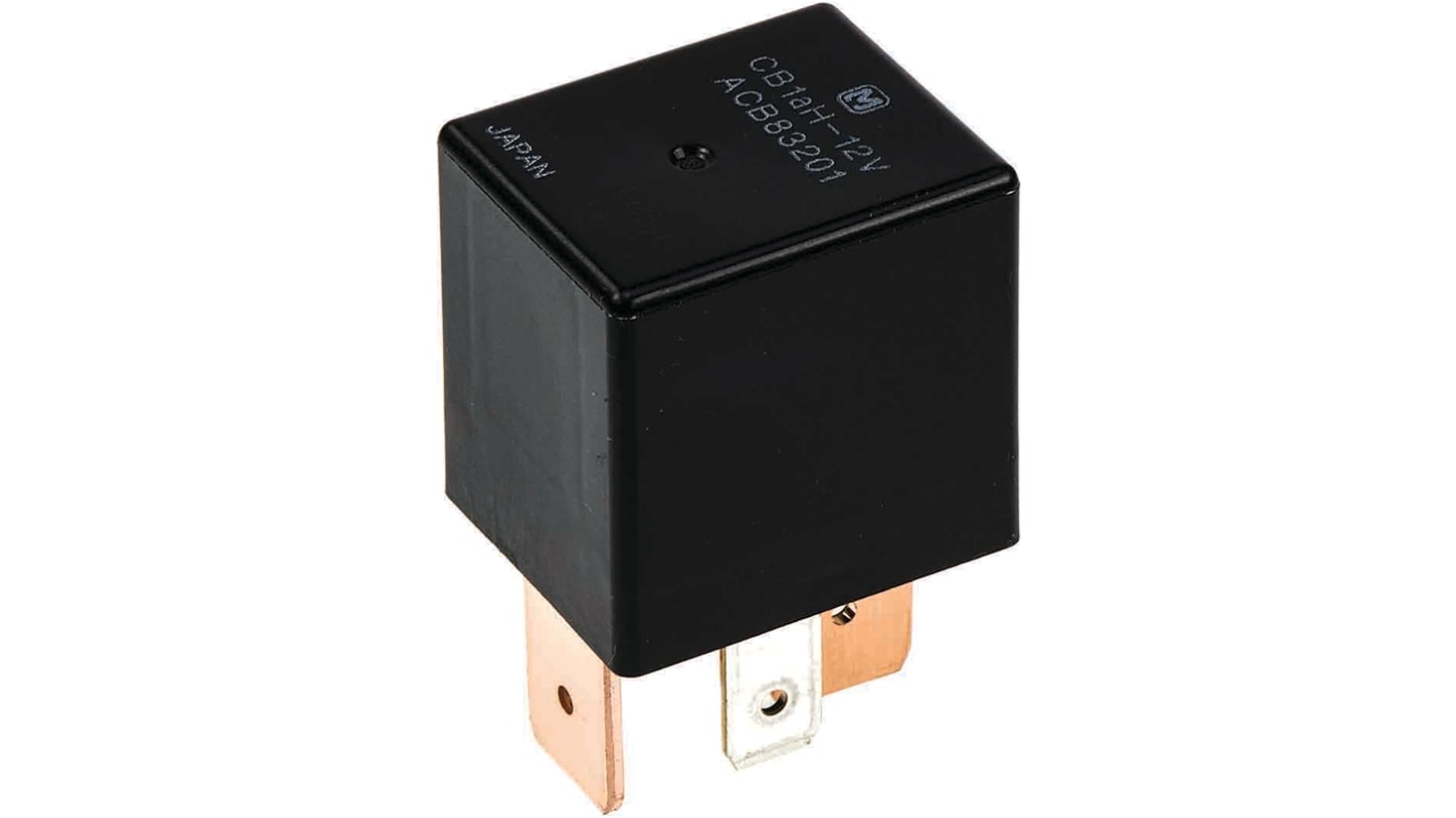 CB1-R-12V | Panasonic PCB Mount Automotive Relay, 12V dc Coil, 40A ...
