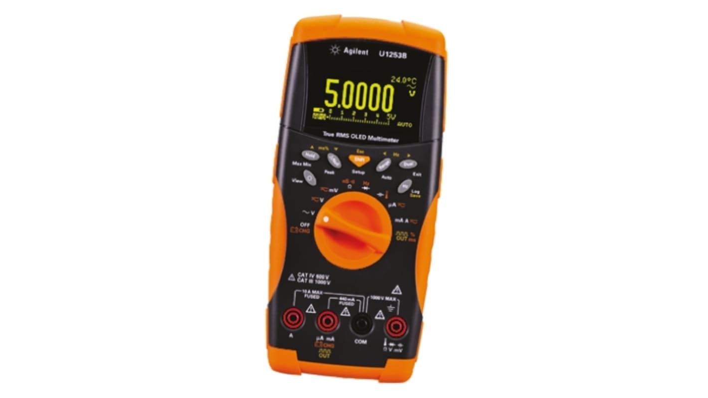 U1253B OPT 900 + PLG | Keysight U1253B HandOLED Digital-Multimeter, CAT ...
