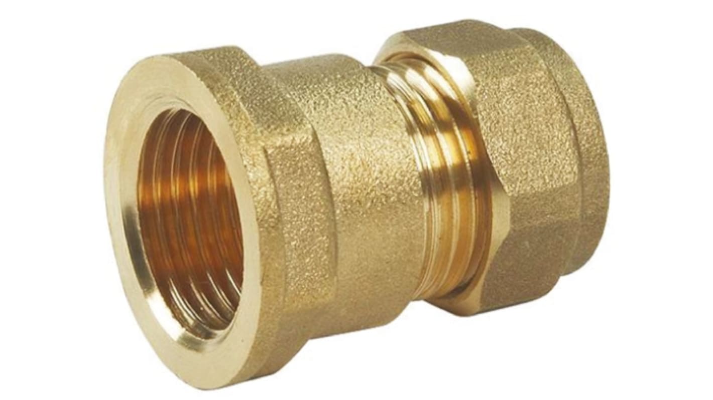 Conex-Banninger Brass Compression Fitting, Straight Coupler | RS
