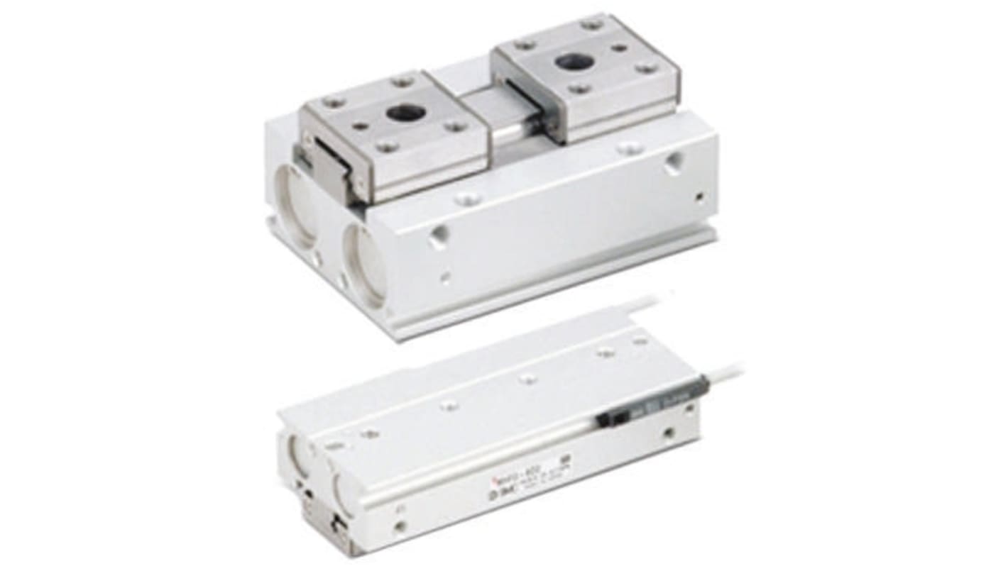 SMC 2 Finger Double Action Pneumatic Gripper, MHF2-20D, Low Profile ...