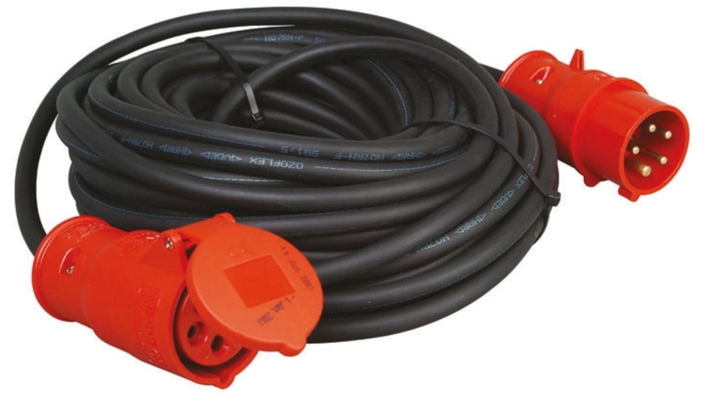 148425048 | 25m 1 Socket BS4343/EN60309 400V-32A Extension Reel, 400 V ...