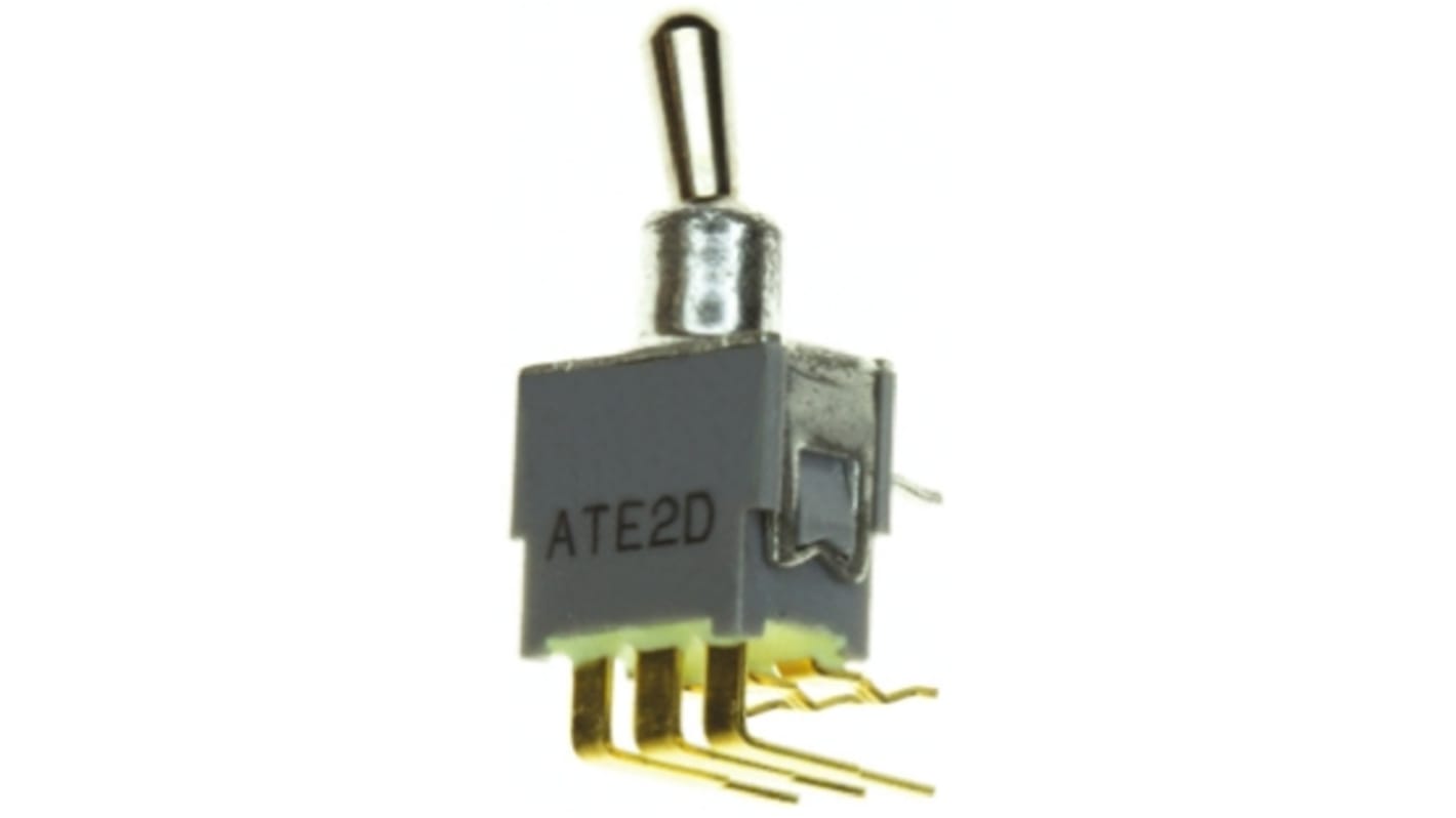 ATE2D-RA | KNITTER-SWITCH Toggle Switch, PCB Mount, On-On, DPDT ...