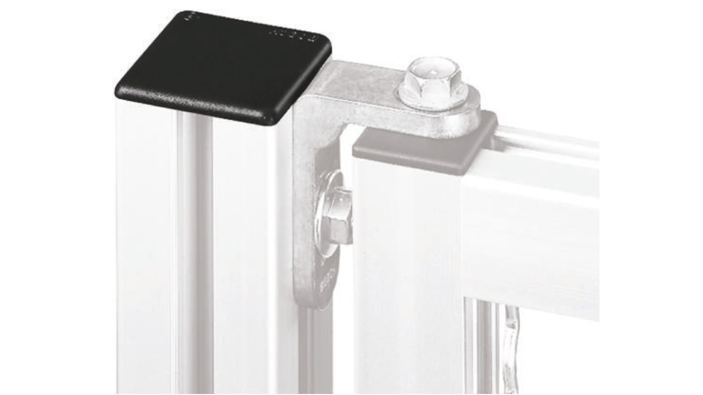 3842548759 | Bosch Rexroth Black Polypropylene End Cap 90 mm Strut ...