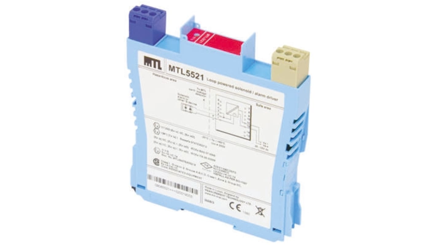 MTL5526/RS | Eaton 2 Channel Zener Barrier, Relay, ATEX | RS