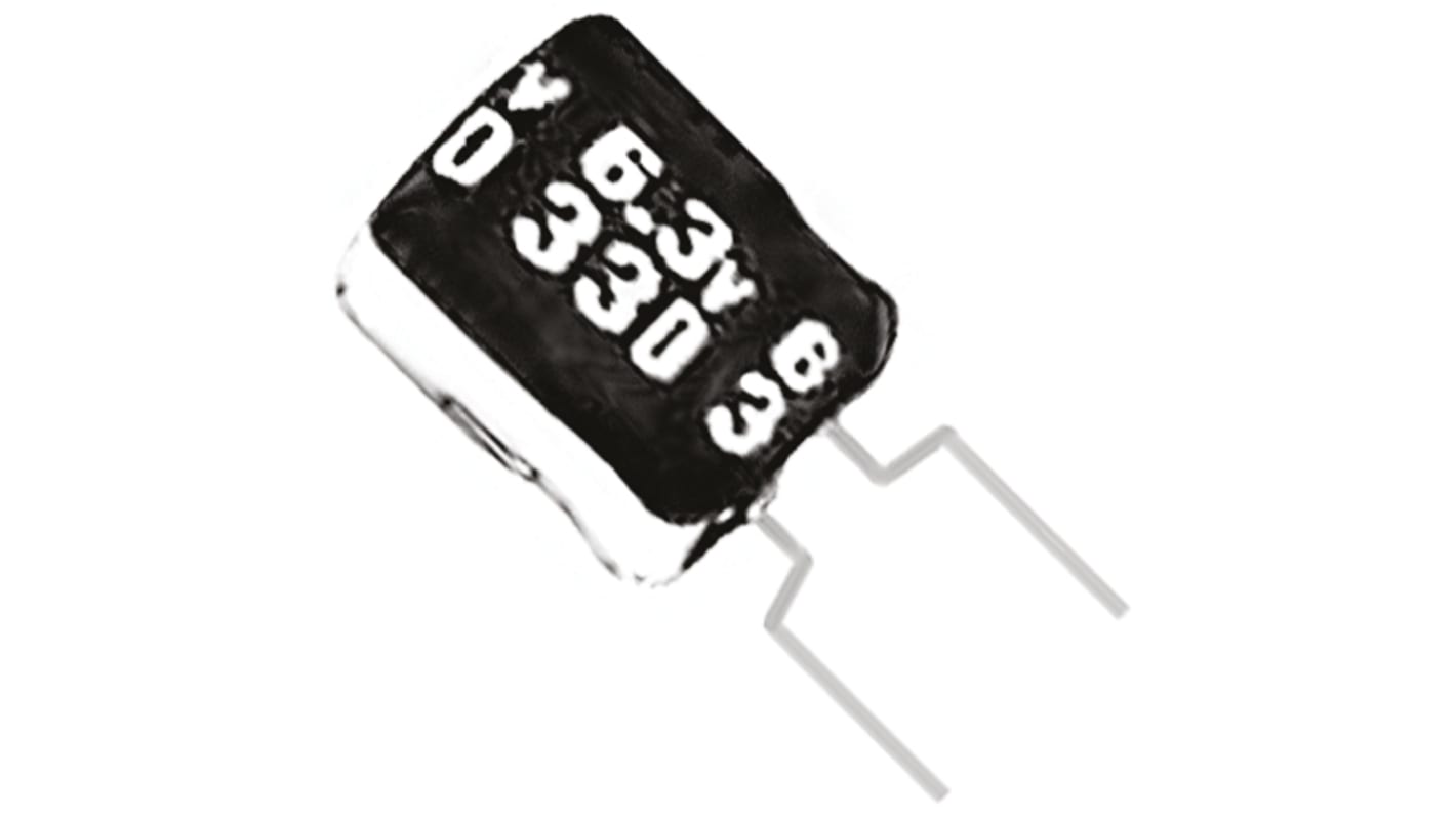 Rubycon 10μF Aluminium Electrolytic Capacitor 50V dc, Radial, Through ...