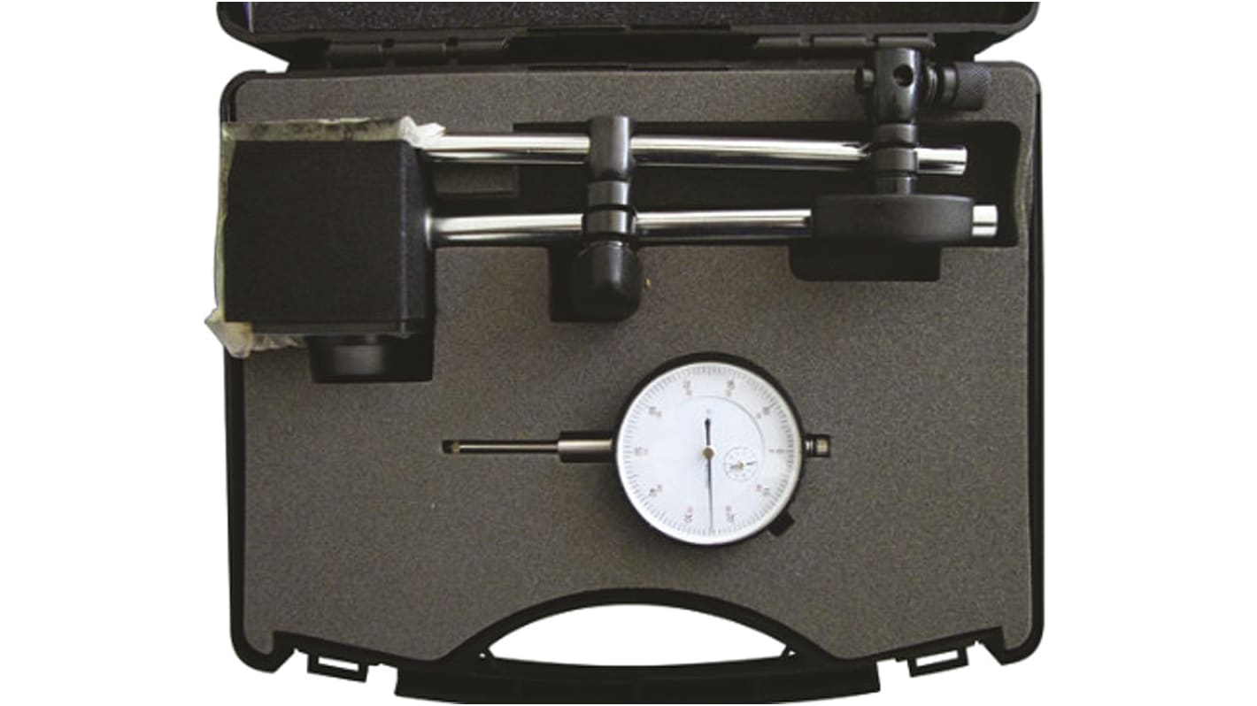 RS PROMetric Plunger Dial Indicator, 0 → 25 mm Measurement Range, 0.01 ...