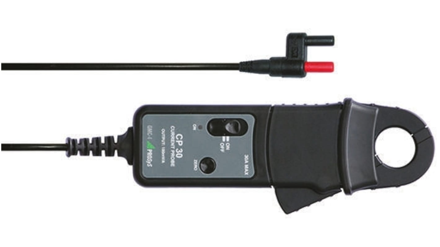 CP 30 | GMC-I Prosys CP- 30 Current Clamp, 30A DC Max, AC/DC Adapter ...