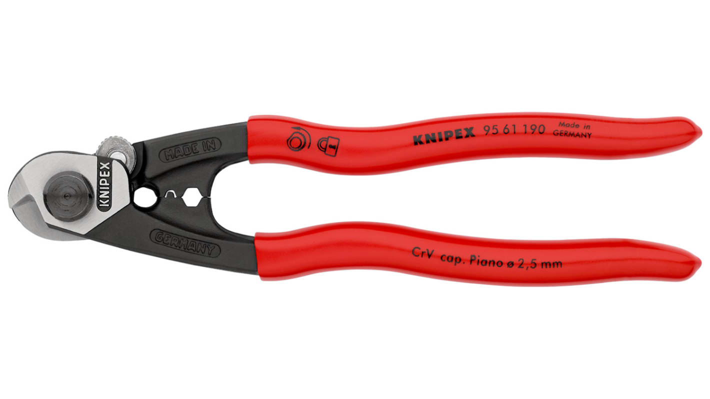 95 61 190 | Knipex 95 61 Wire Rope Cutters | RS