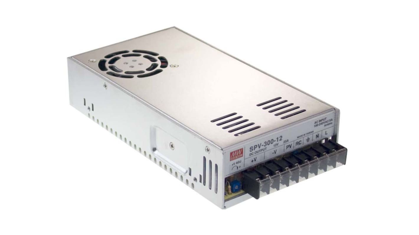 MEAN WELL Switching Power Supply, SPV-300-48RS, 48V dc, 6.25A, 300W, 1 ...