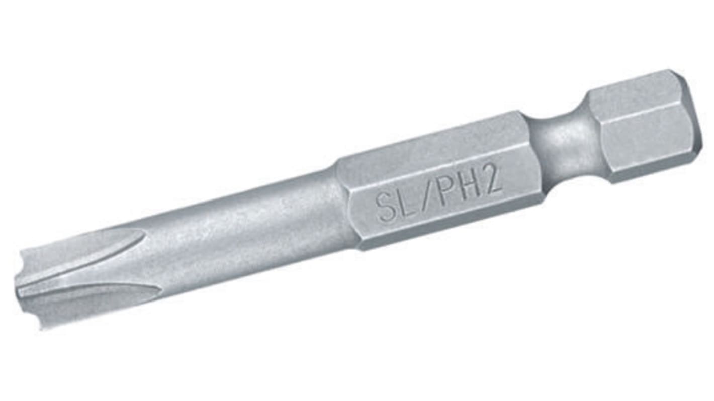 32492 | Wiha Plus Minus Screwdriver Bit, PH2 Tip | RS