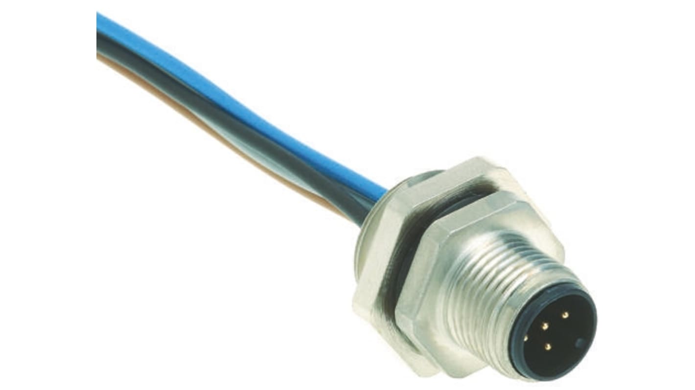 21033111501 | HARTING Male 5 way M12 to Unterminated Sensor Actuator ...