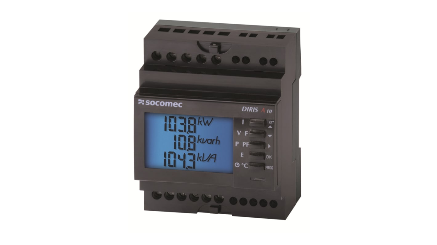 4825 0011 | Socomec 2, 3 Phase LCD Energy Meter | RS