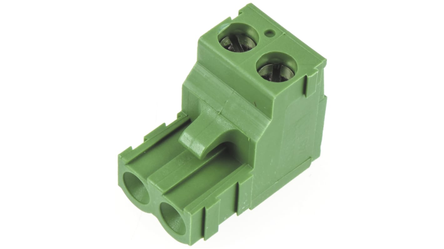 282807-2 | TE Connectivity 5.08mm Pitch 2 Way Right Angle Pluggable ...