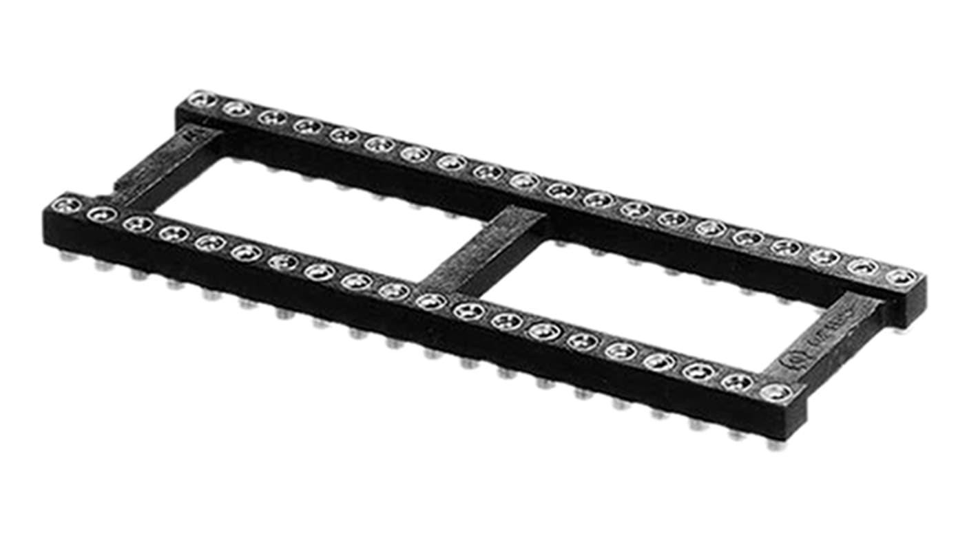 28-6518-00 | Aries Electronics 2.54mm Pitch Vertical 28 Way, SMT Open ...