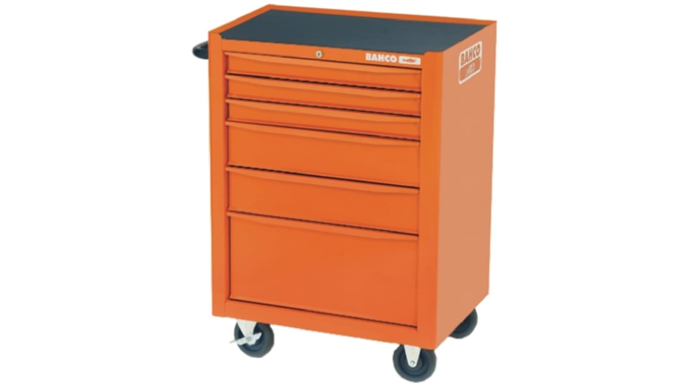 1470K6 | Bahco 6 drawer Wheeled, 950mm x 667mm x 501mm | RS