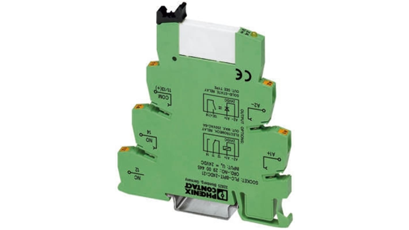 2900303 | Phoenix Contact DIN Rail Mount Interface Relay Module, 6A ...