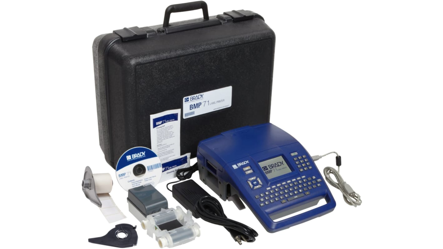 BMP71-QWERTZ-EU | Brady BMP71 Handheld Label Printer, 50.8mm Max Label ...