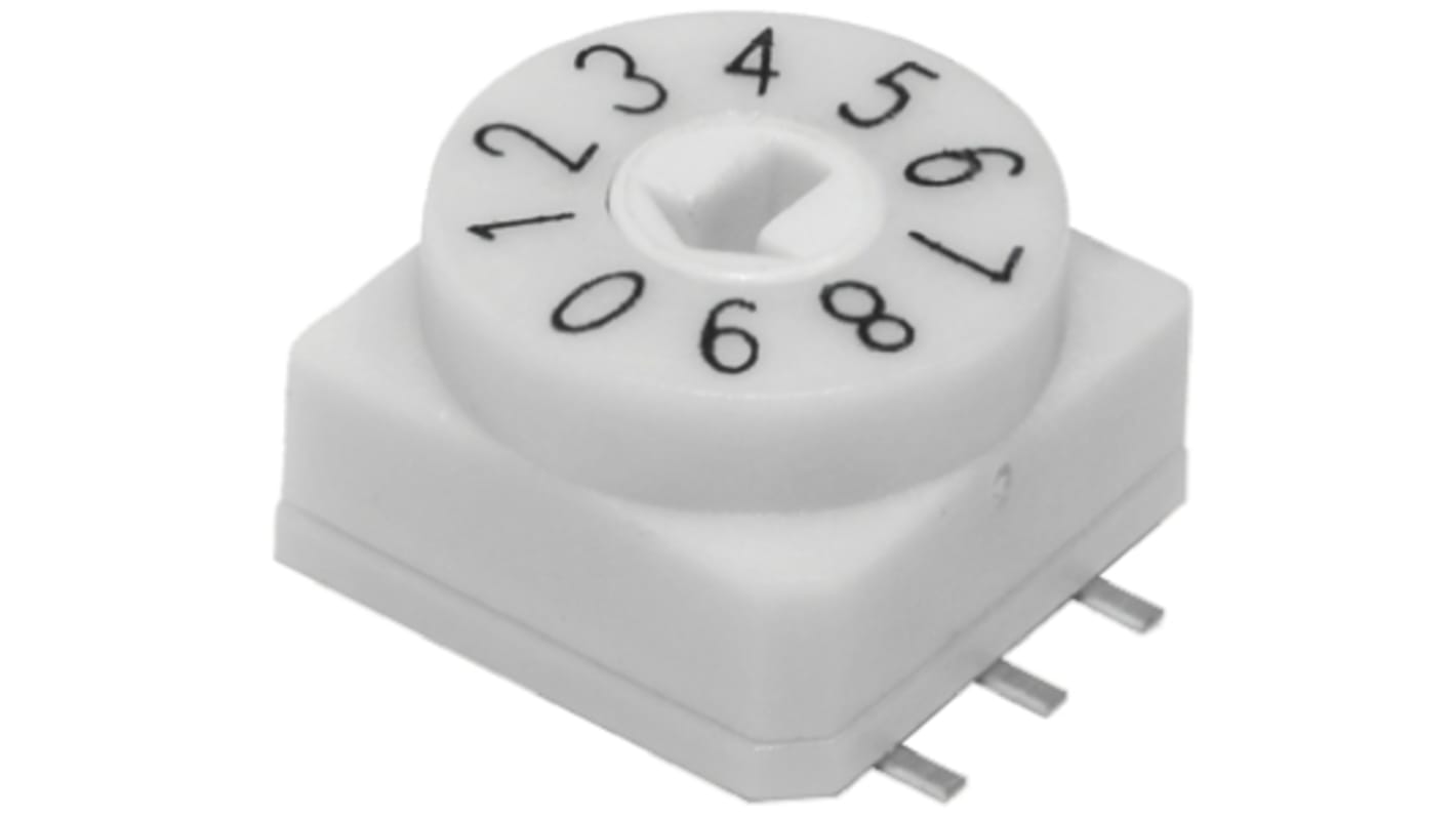 SMR60016 | Przełącznik obrotowy, SP16T, 25 mA przy 24 V DC, 24V dc, 16 ...