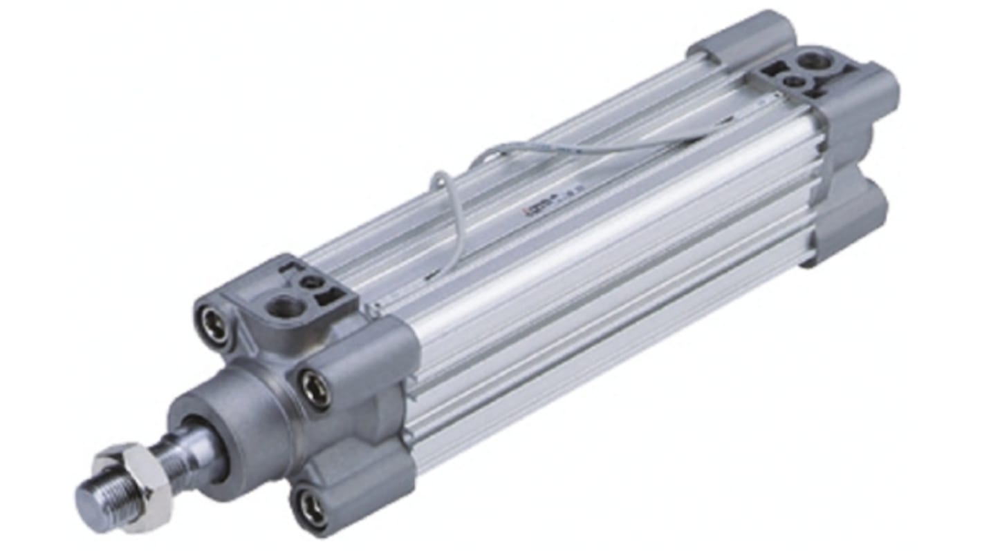 CP96SDB32-100 | SMC Pneumatic Profile Cylinder - 32mm Bore, 100mm Stroke, CP96 Series, Double ...