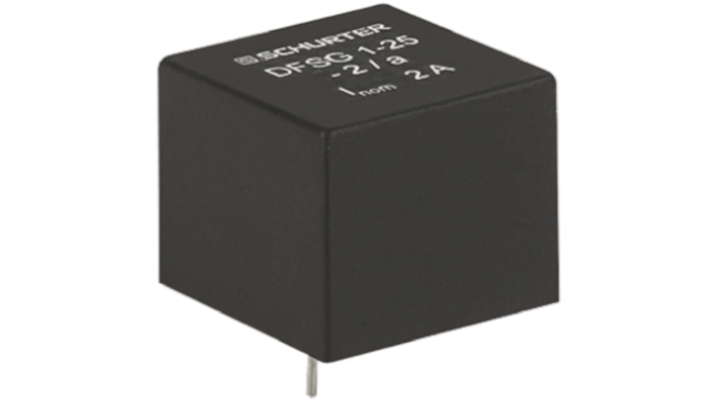DFSG-25-0001 | Schurter Iron Leaded Inductor, 2A Idc, 260mΩ Rdc 440 V ...
