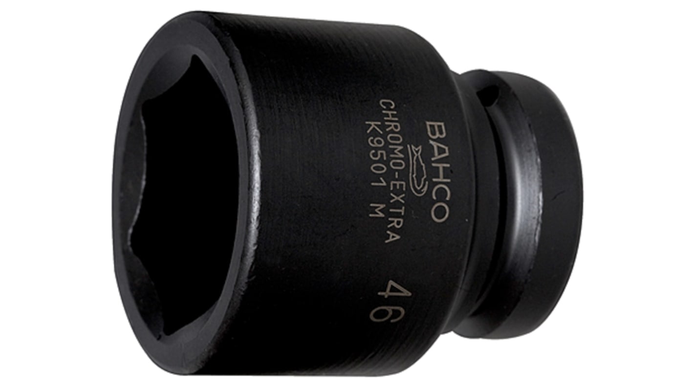 K9501M-50 | Bahco 50mm, 1.0 in Drive Impact Socket, 81 mm length | RS